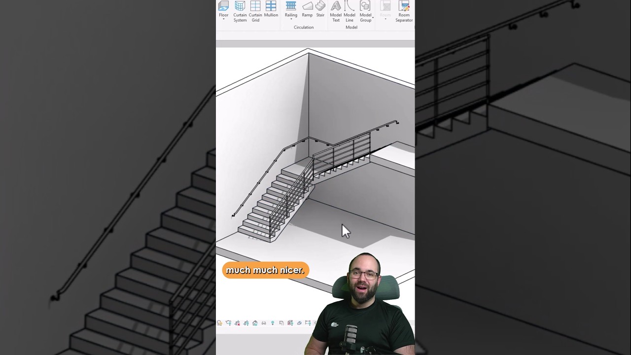 Handrail in #revit - Dezign Ark