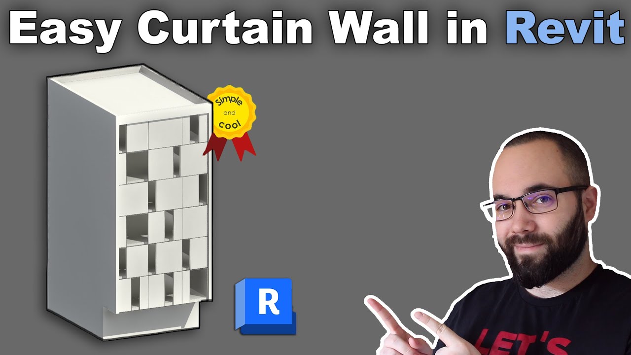 Simple Curtain Wall in Revit Tutorial - Dezign Ark