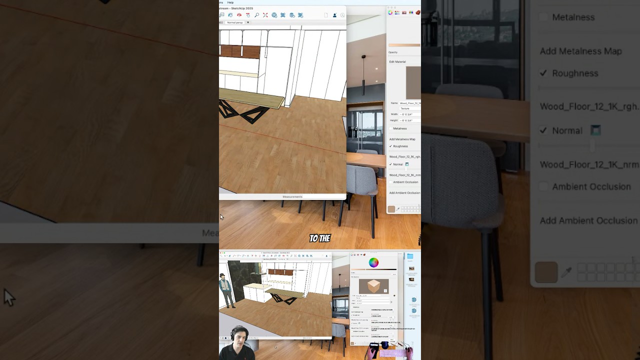 SketchUp Tip: The Moment He Learned to Color Match Photo - Dezign Ark