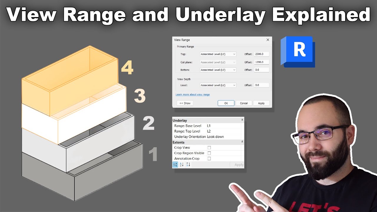 View Range and Underlay in Revit Tutorial - Dezign Ark