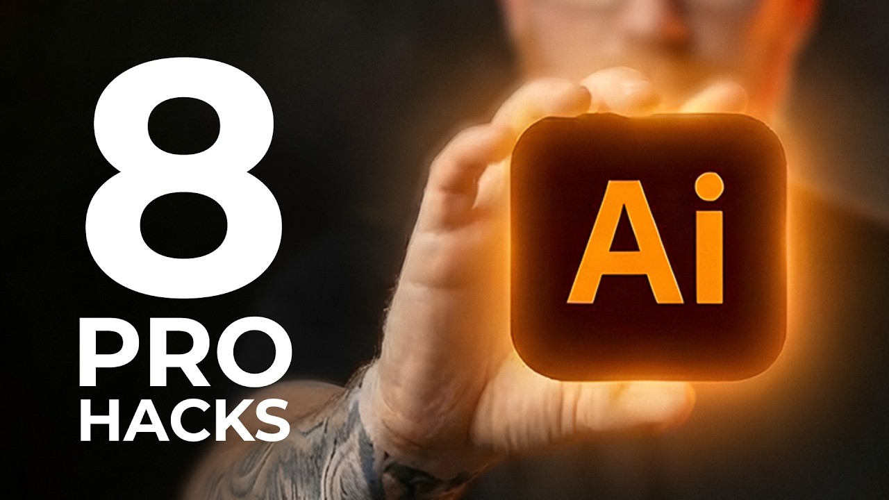 8 PRO-LEVEL Design Hacks in Illustrator in 2 Minutes - Dezign Ark