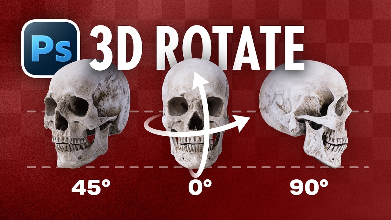 Insane NEW Photoshop Tool: Rotate ANY Photo in 3D! - Dezign Ark