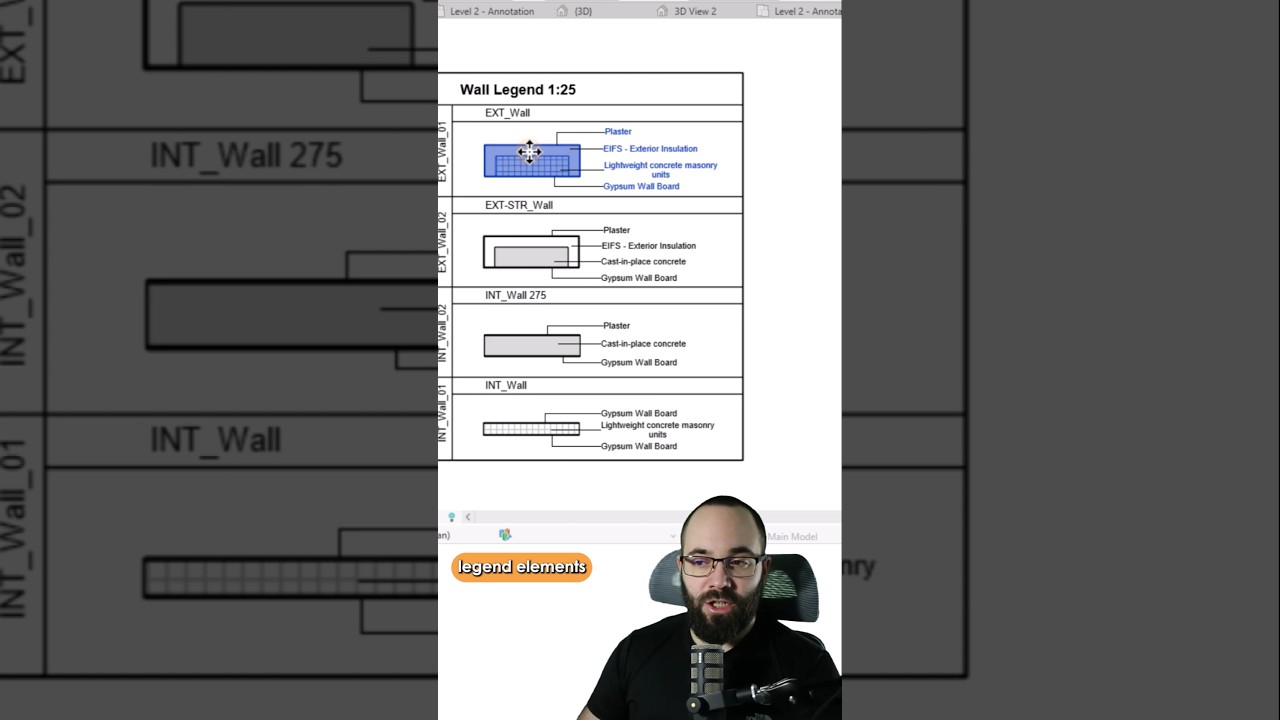 Legend Views in #revit tutorial - Dezign Ark